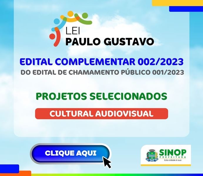 Cultura divulga resultado preliminar dos projetos selecionados da Lei ... Cultura divulga resultado preliminar dos projetos selecionados da Lei ...